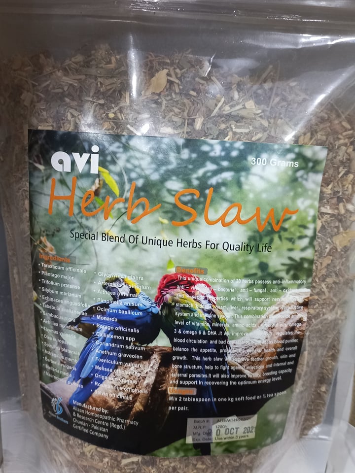 Avi Herb Slaw (combination of 30 herbs possess) – Birds Planet