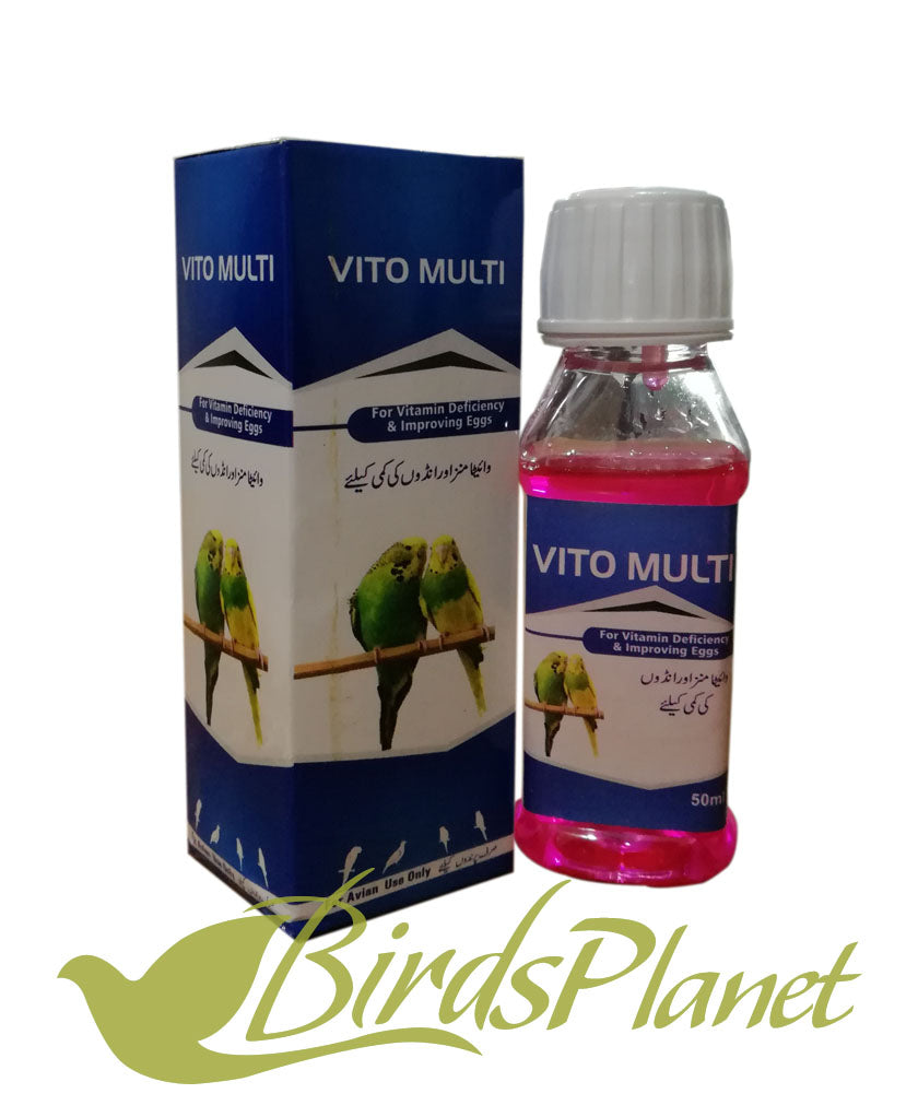 Vito Multi (For Vitamin deficiency & improving Eggs) – Birds Planet